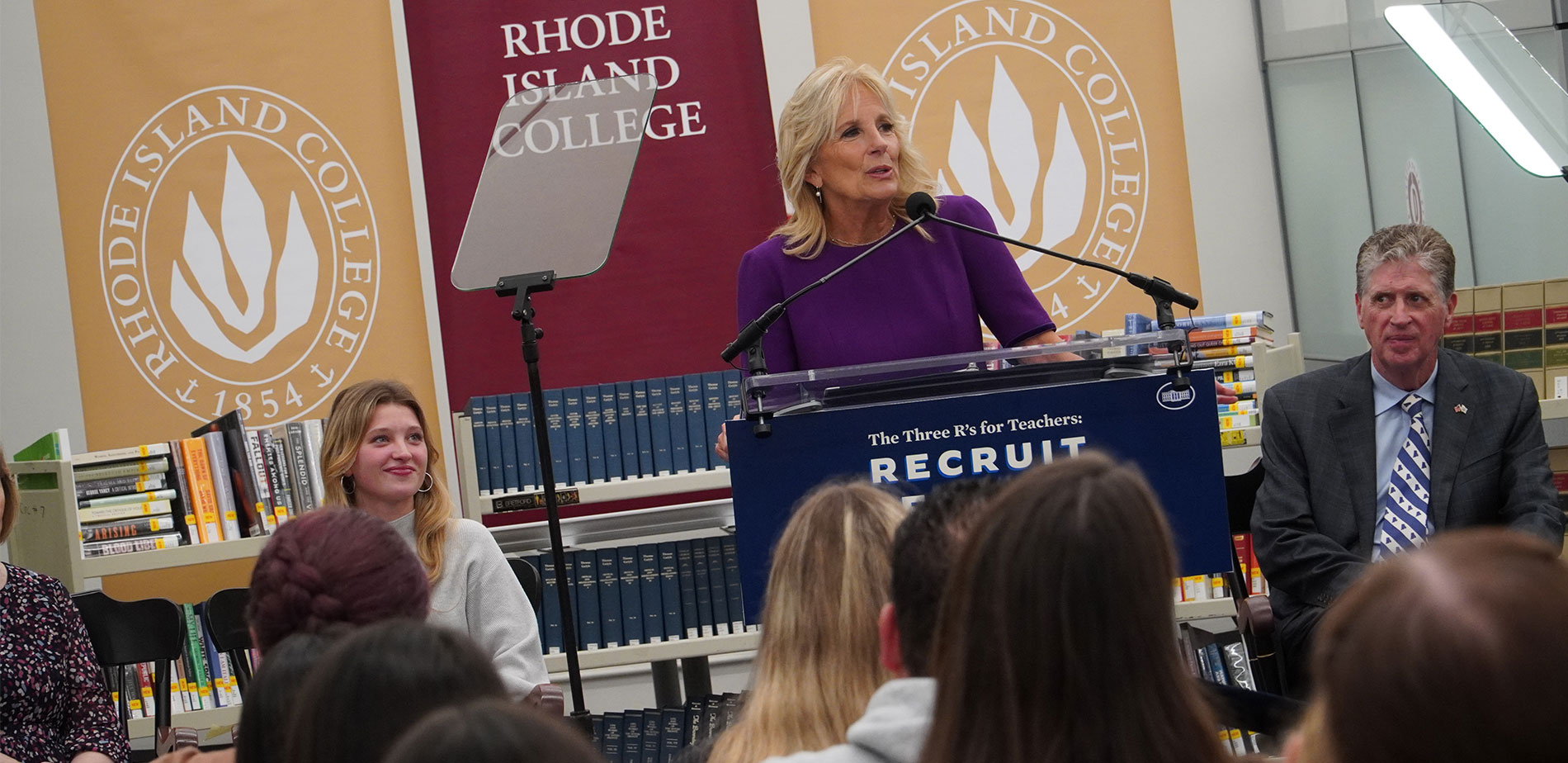 WATCH: First Lady of the U.S. Dr. Jill Biden Speaks at Rhode Island ...